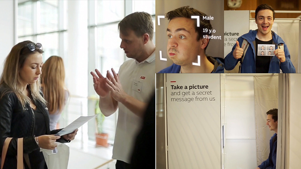 Photobooth invites students to the female internship program | makelove ...